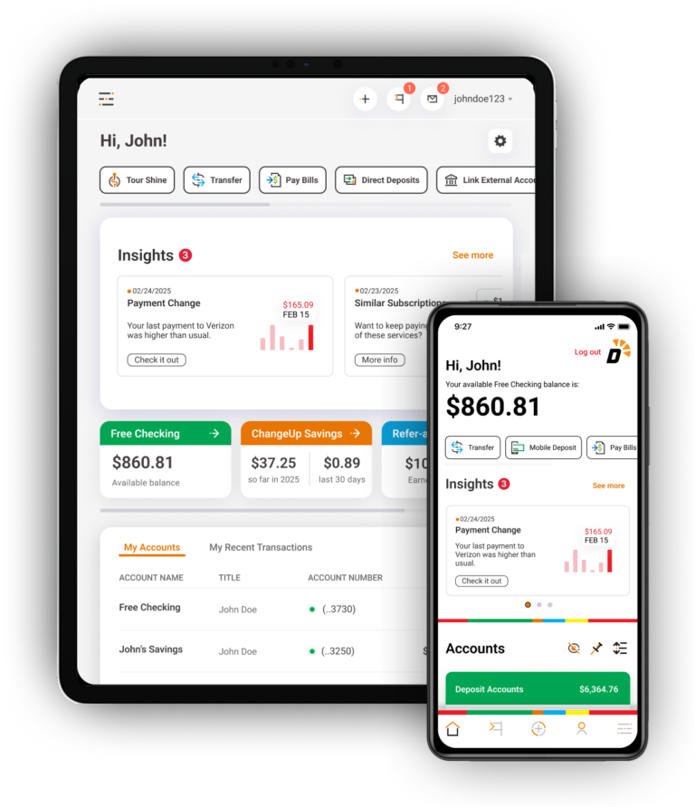 Dupaco’s Shine Online and Mobile Banking | Dupaco